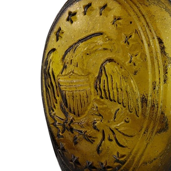 GI-27 • Washington / Eagle Portrait Flask - FOHBC Virtual Museum of ...