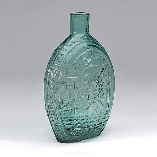 GIV-34 • Masonic - Frigate and "Franklin" Flask - FOHBC Virtual Museum ...