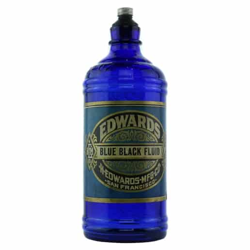 Edwards Blue Black Fluid - FOHBC Virtual Museum of Historical Bottles ...
