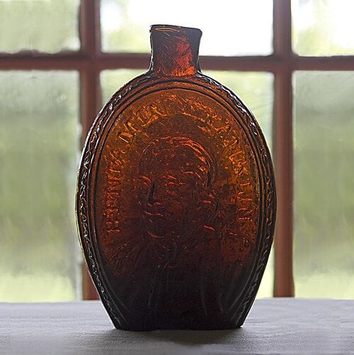 GI-94 • Franklin / Dyott Portrait Flask - FOHBC Virtual Museum of ...
