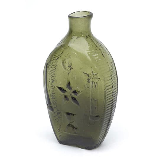 GIV-29 • Hourglass Masonic Flask - FOHBC Virtual Museum of Historical ...