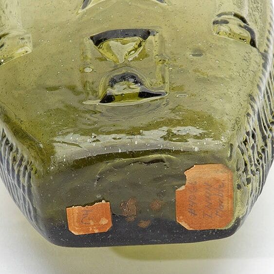 GIV-29 • Hourglass Masonic Flask - FOHBC Virtual Museum of Historical ...