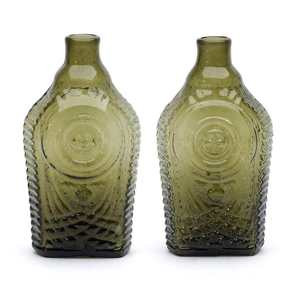 GX-25 • Medallions and Diamond Diapering Flask - FOHBC Virtual Museum ...