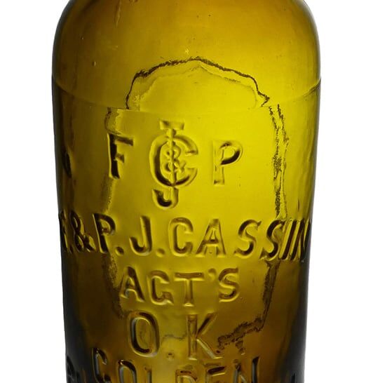 F & P.J. Cassin O.K. Golden Plantation Whiskey - FOHBC Virtual Museum ...