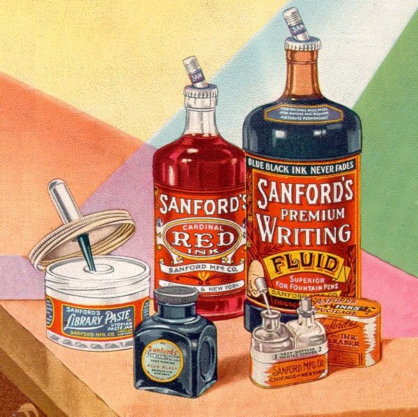 Sanford's Premium Writing Fluid - FOHBC Virtual Museum of Historical ...
