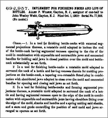 The Wilson & Webb Patent March 24th 1903 – FOHBC Virtual Museum of ...
