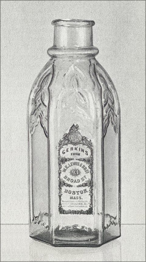 Cathedral Pickle Jar - Hexagonal - FOHBC Virtual Museum of Historical ...