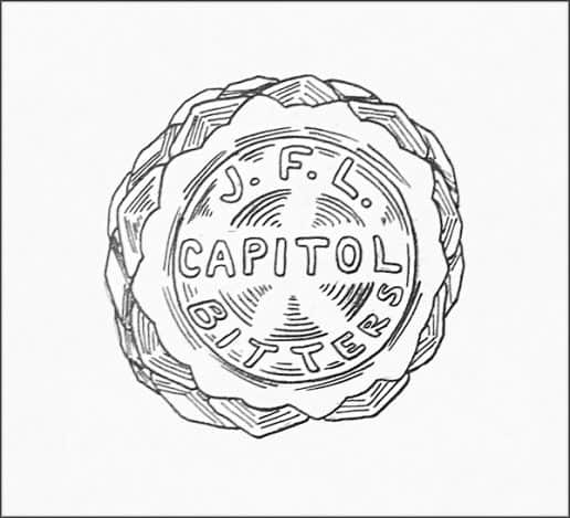 Pineapple Bitters - FOHBC Virtual Museum of Historical Bottles and Glass