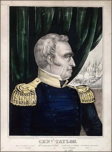 GI-73 • General Taylor - Monument Portrait Flask - FOHBC Virtual Museum ...