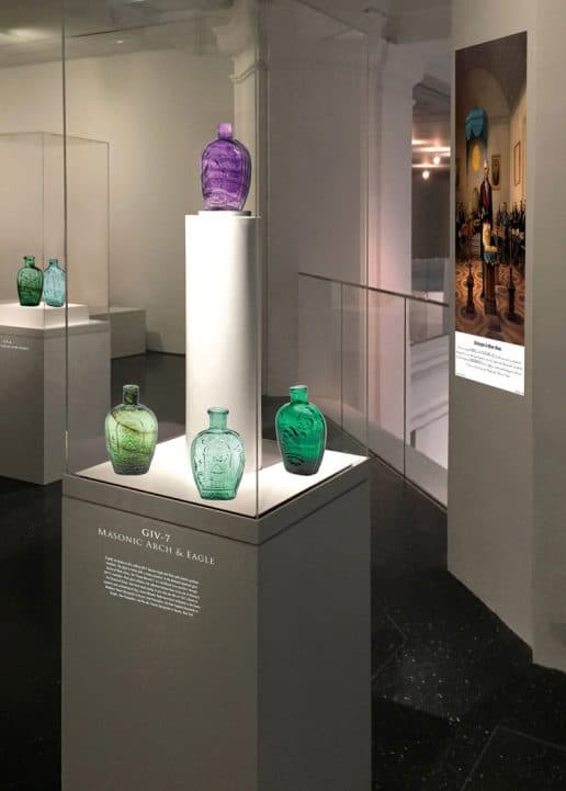 GIV-7 • Masonic Arch – Eagle Flask “Candy Cane” – FOHBC Virtual Museum ...