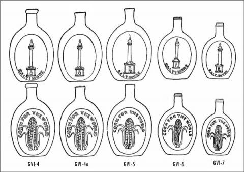 GVI-4 • Baltimore Monument - Corn For The World Flask - FOHBC Virtual ...