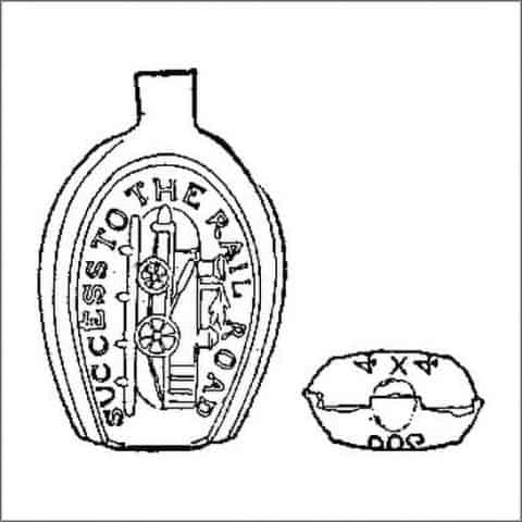 GV-2 • "Success To The Railroad" and Locomotive Flask - FOHBC Virtual ...