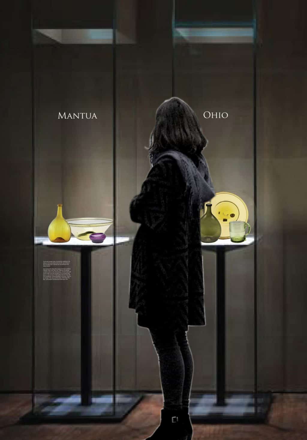 Mantua 32 Rib Flask - FOHBC Virtual Museum of Historical Bottles and Glass