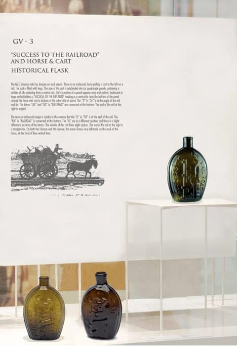 GV-3 • “Success To The Railroad” And Horse & Cart Flask – FOHBC Virtual ...