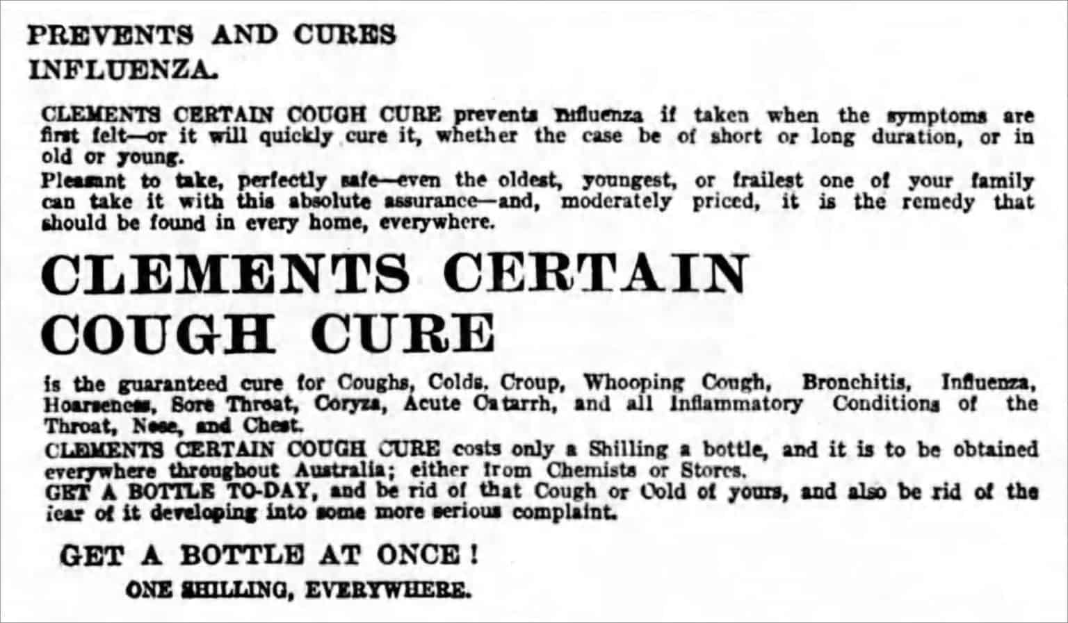 Clements Certain Cure – FOHBC Virtual Museum of Historical Bottles and ...
