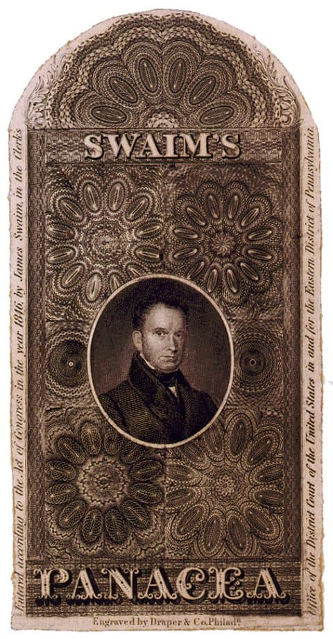 Swaim's Panacea Philada - FOHBC Virtual Museum of Historical Bottles ...