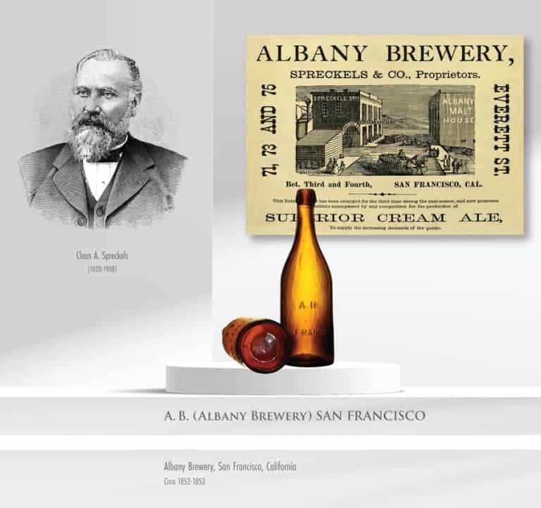 Albany Brewery A. B. San Francisco - FOHBC Virtual Museum of Historical ...