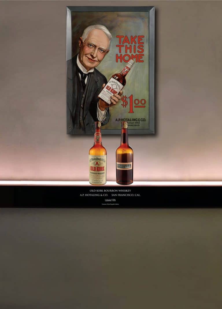 Old Kirk Bourbon Whiskey - FOHBC Virtual Museum of Historical Bottles ...