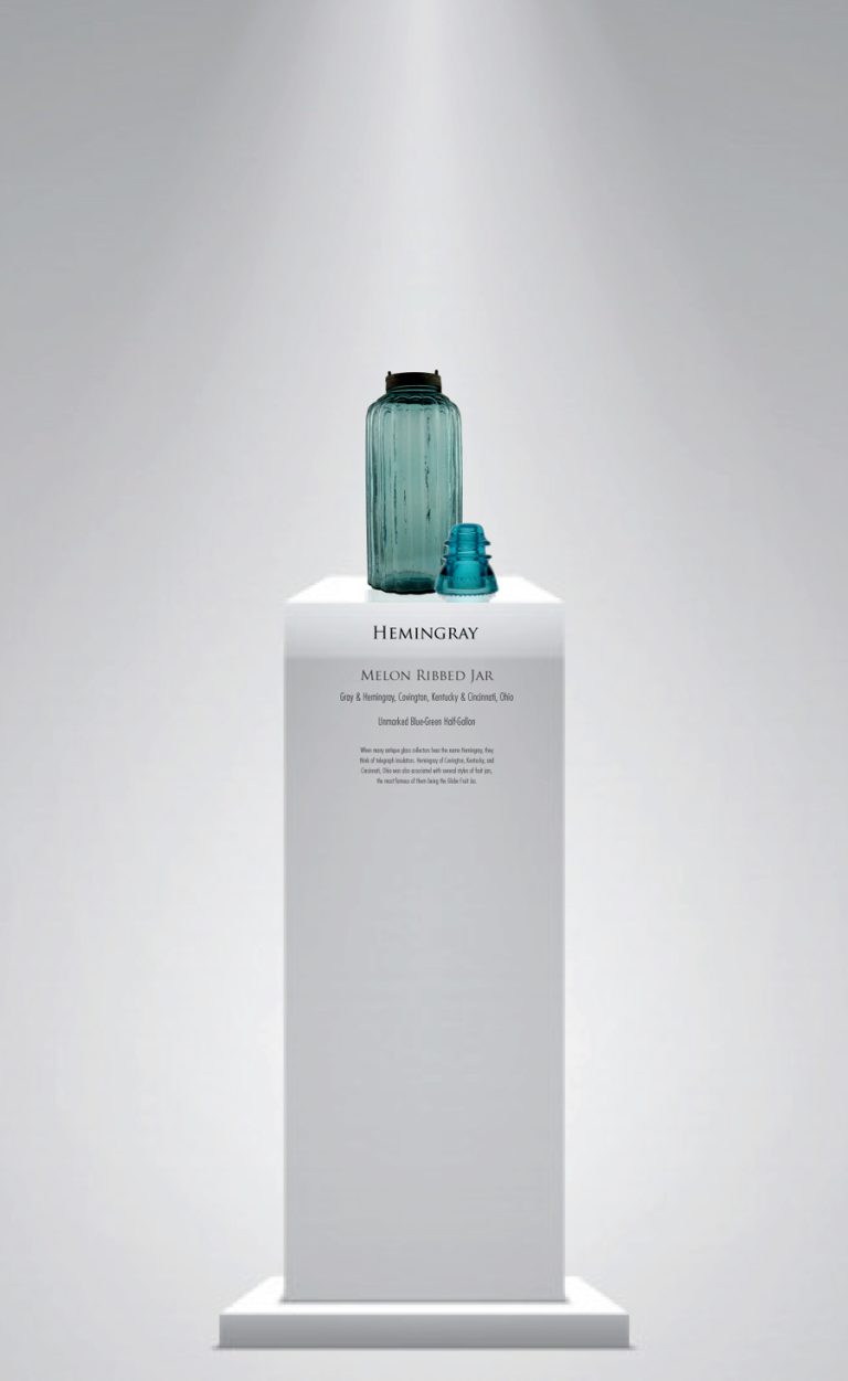 Hemingray - Melon Ribbed Jar - FOHBC Virtual Museum of Historical ...